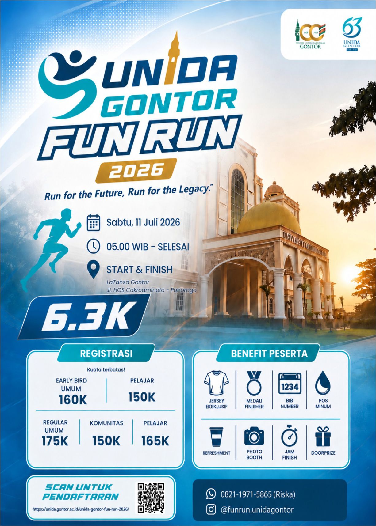 FUN RUN UNIDA GONTOR 2026 - Universitas Darussalam Gontor